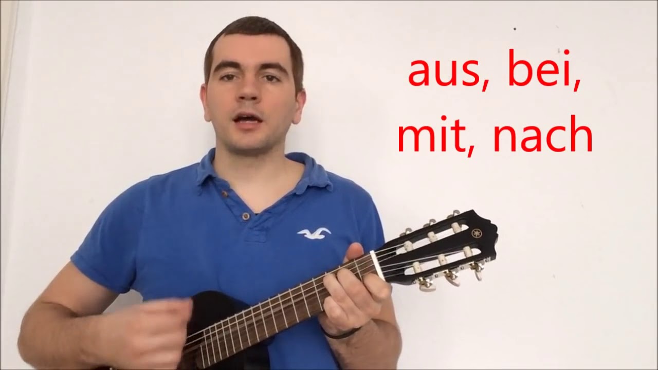Dativ Präpositionen Lied - YouTube