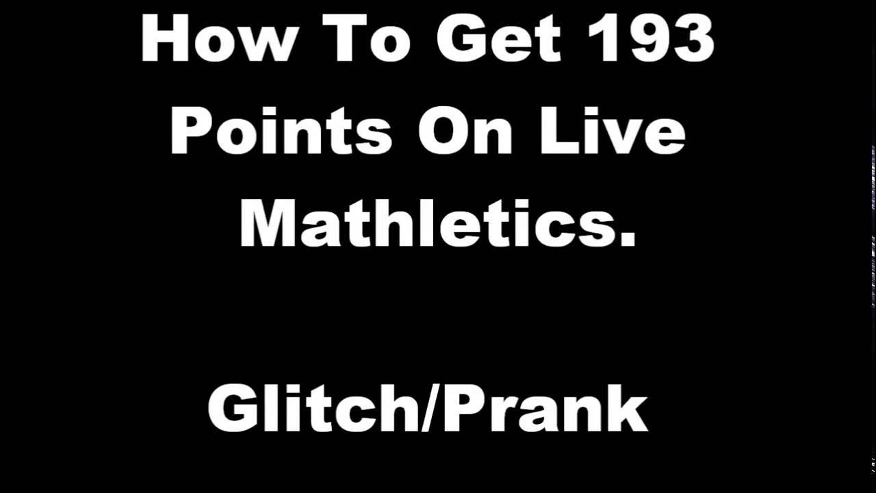 How To Get 193 Points On Live Mathletics Glitch Prank Working 2017 how-to-get-193-points-on-live-mathletics-glitch-prank-working-2017