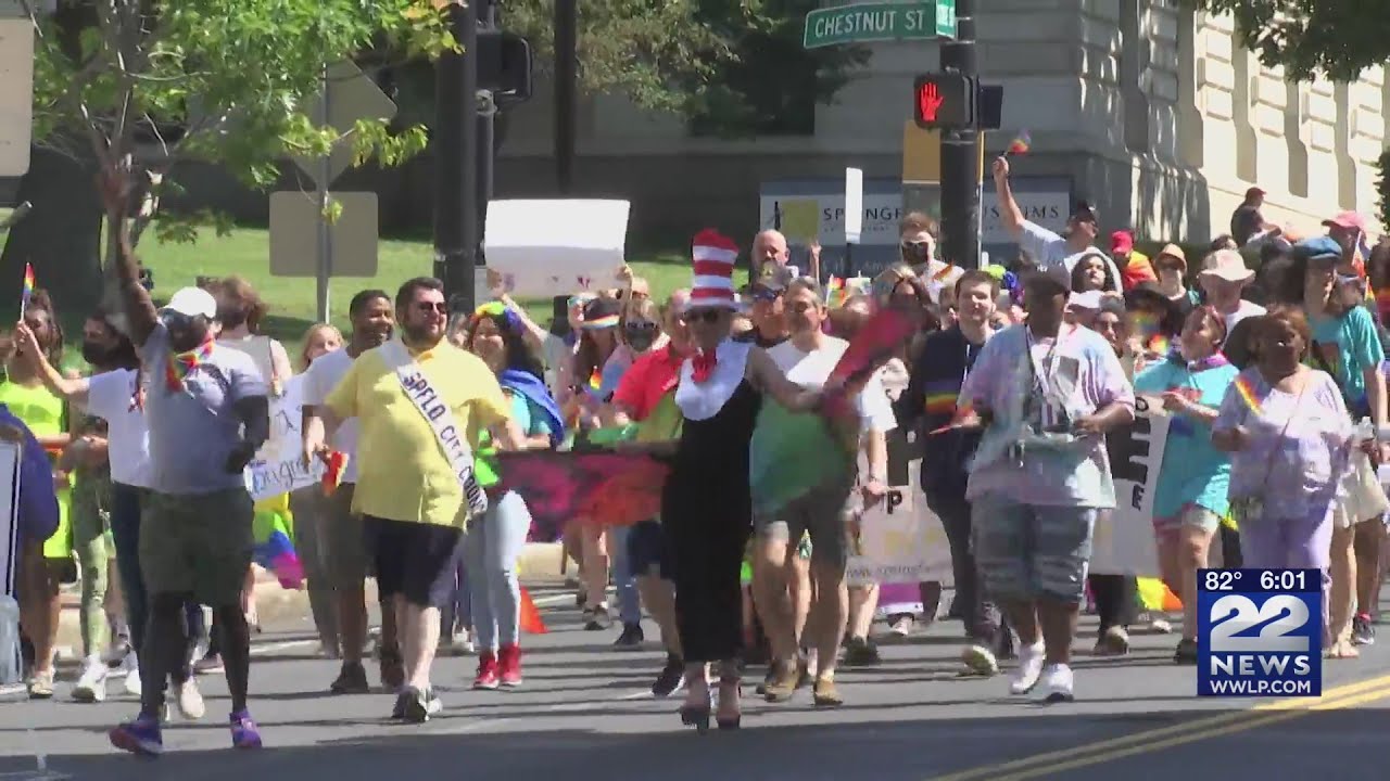 History in the making; inside Springfield's first Pride Parade - YouTube