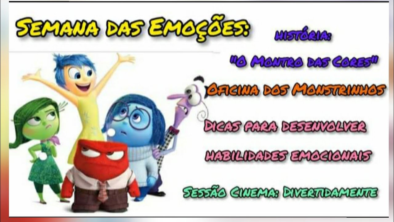 EMOÇÕES: "hora do CINEMA: Trailer do Filme": Divertidamente - YouTube