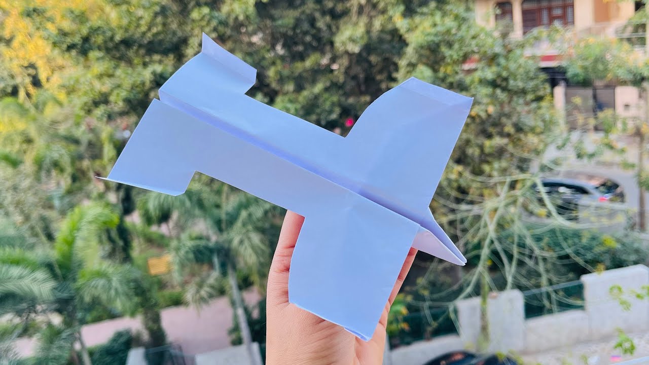 7 days 7 different airplane challenge || Day-3 paper airplane || Easy ...