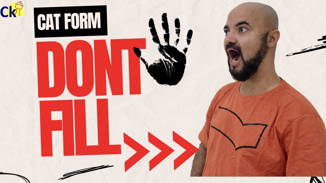 Dont Fill CAT form!!! Now! Set a target Score - YouTube