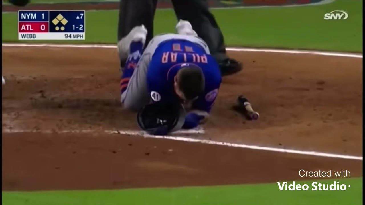 Guy hit in the face with a 97 mph. Baseball ⚾️ must watch ⚾️ #MLB#ESPN# ...