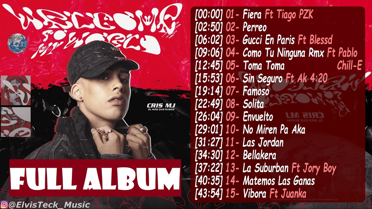 Welcome To My World Cris Mj Full AlbumÁlbum Completo 2022 Youtube