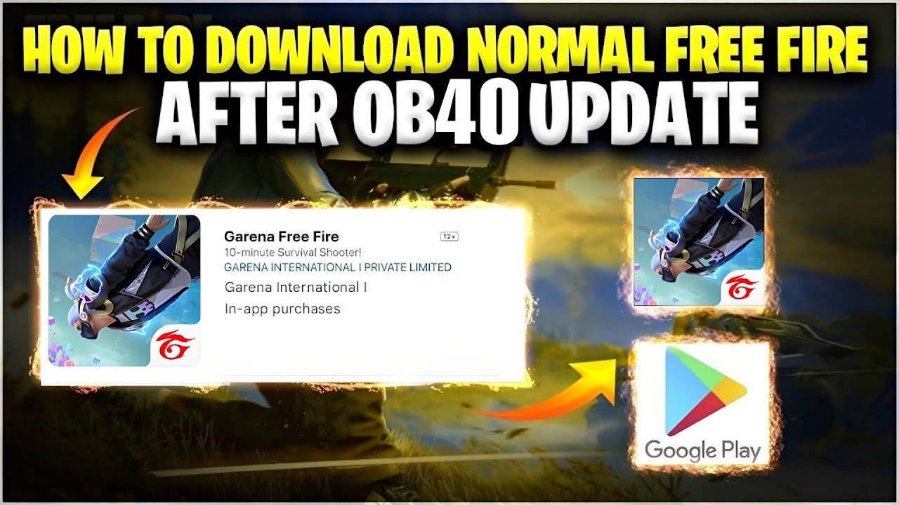 HOW TO DOWNLOAD NORMAL FREE FIRE ll HOW TO UPDATE NORMAL FREE FIRE ll ...
