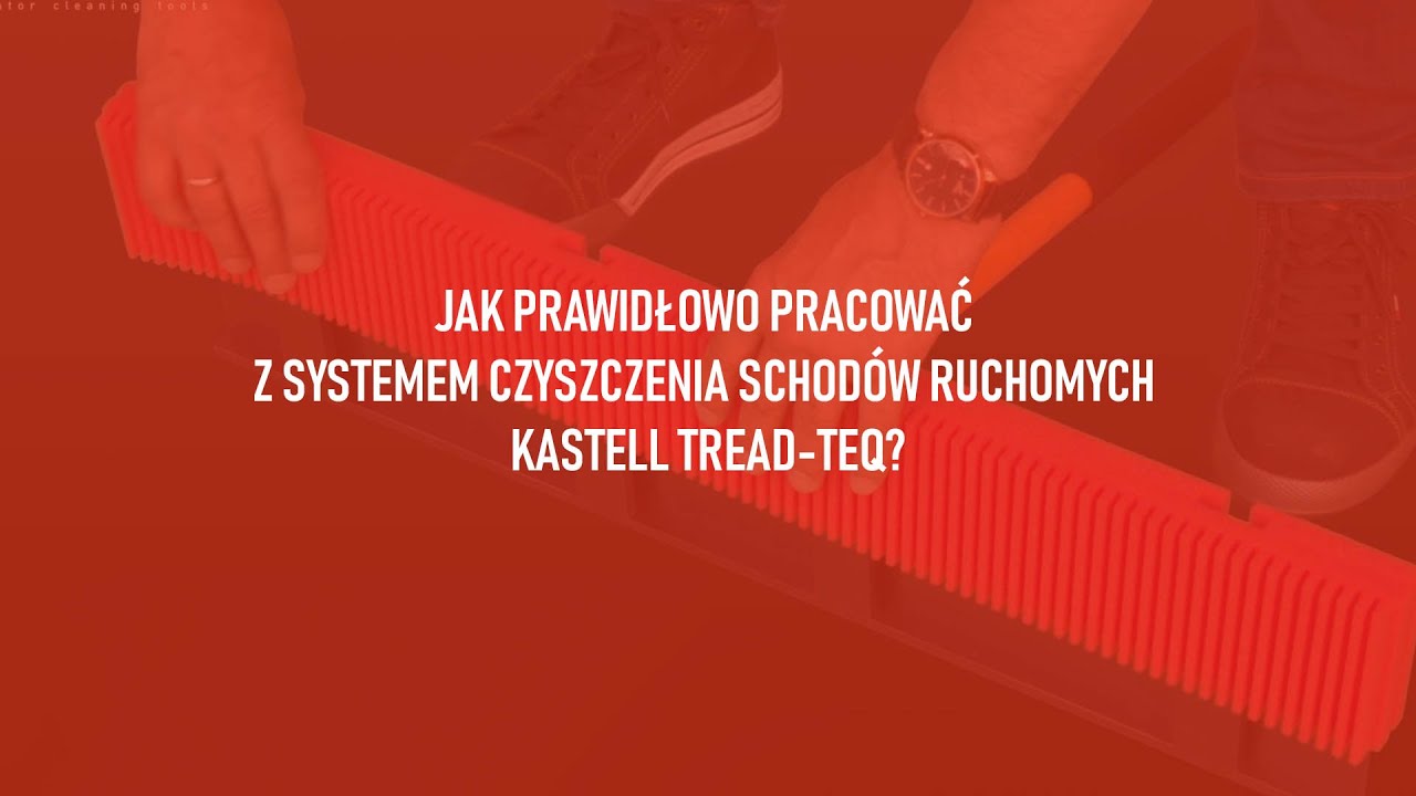 System czyszczenia schodów ruchomych KASTELL Tread-TEQ | Jak prawidłowo ...