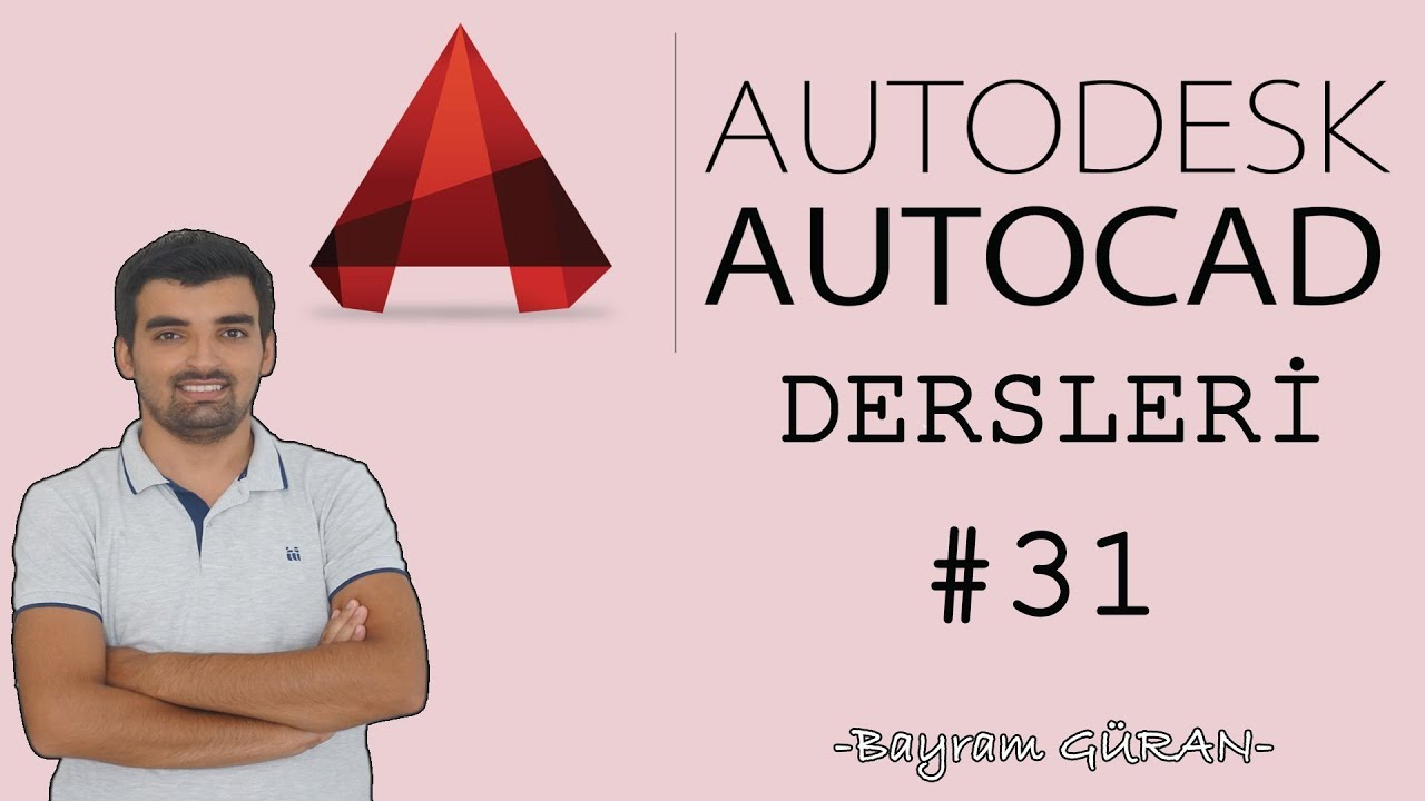 Autocad Eğitimi Ders 31 (Interfere-Extract/Offset Edges) - Bayram GÜRAN ...