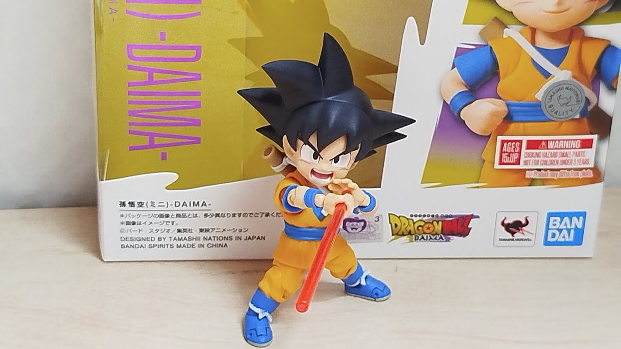 sh figure arts son Goku(mini) - YouTube