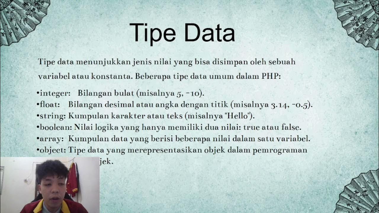 Tipe Data, Variabel dan Operator Dalam PHP - YouTube