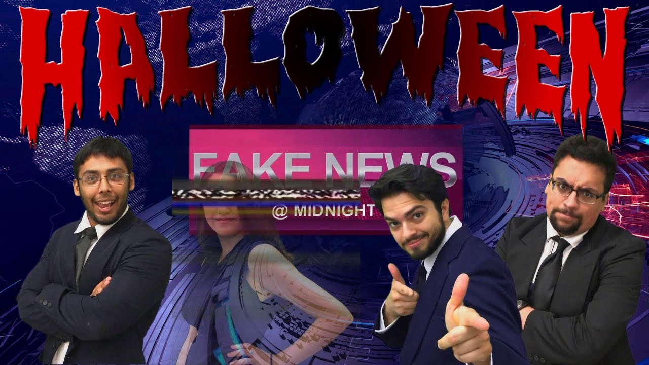 Fake News: Halloween Edition | Funny Comedy Skit - YouTube
