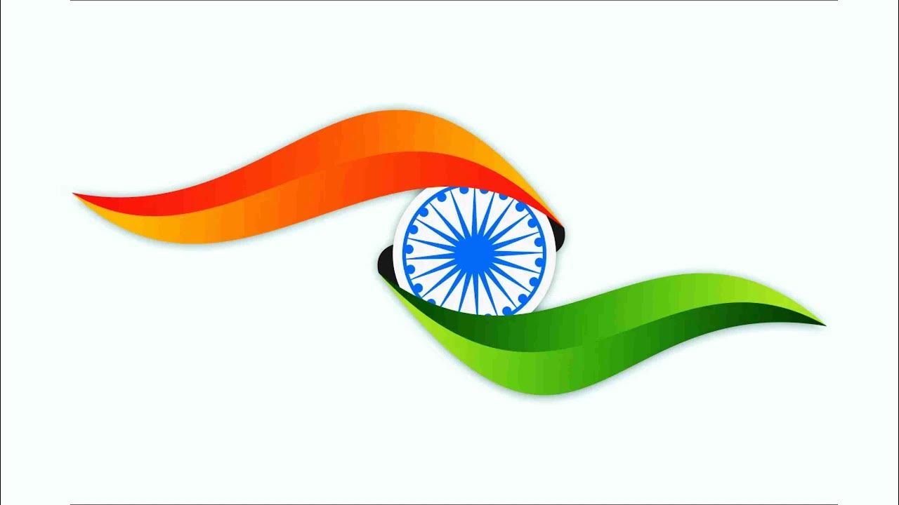 How to Make Creative Indian Flag Super Dsign in CorelDraw - YouTube