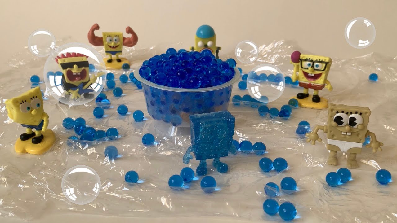 SpongeBob ASMR SquarePants | blue caviar | blue balls | Blue Sponge bob ...