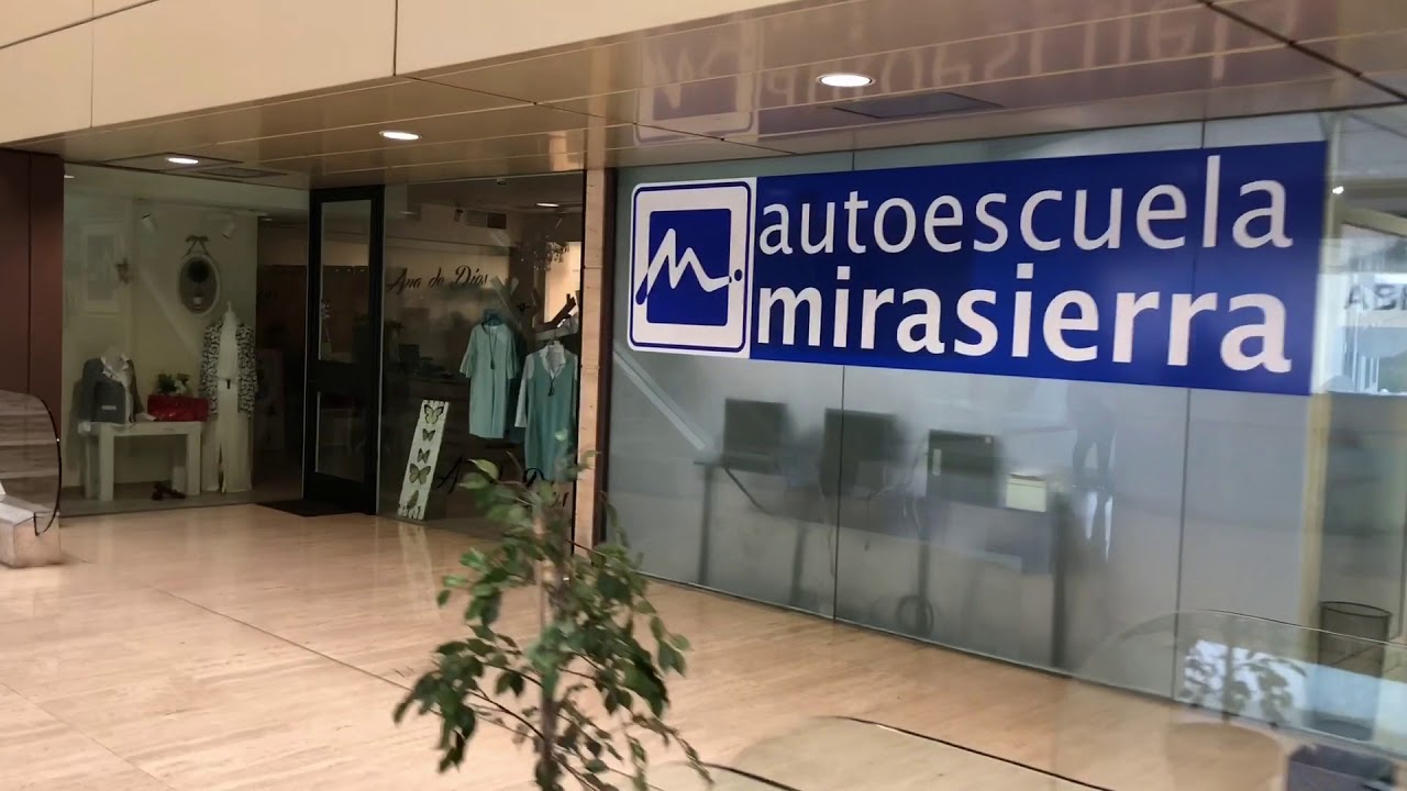 Autoescuela Mirasierra. Calle Nuria C.C. Mirasierra - YouTube