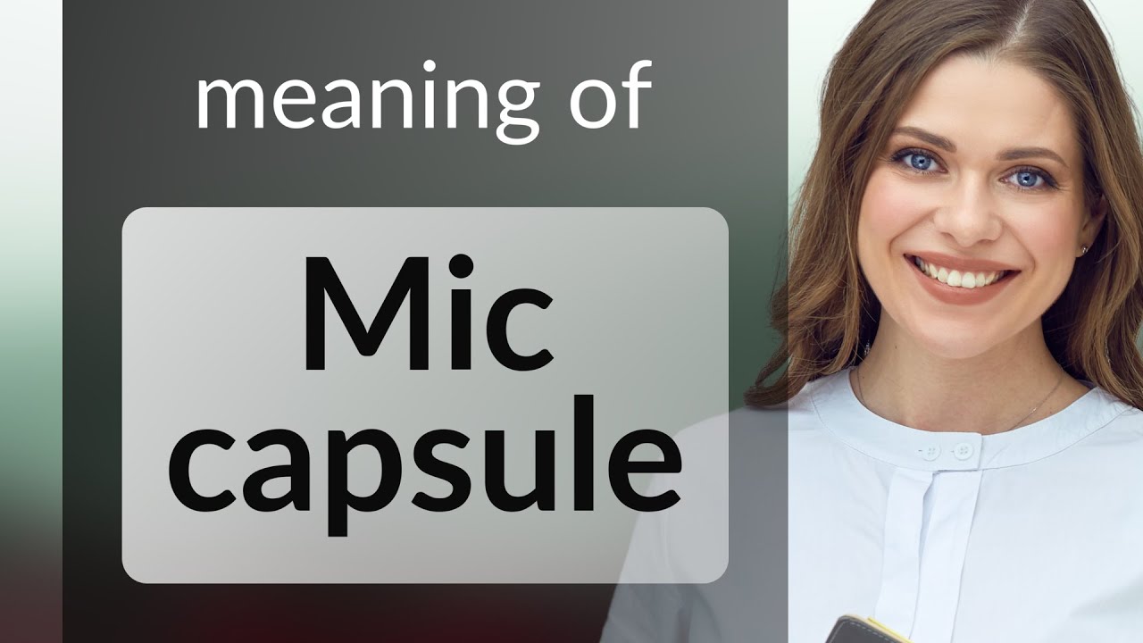 Understanding "Mic Capsule": A Guide to Microphone Basics - YouTube
