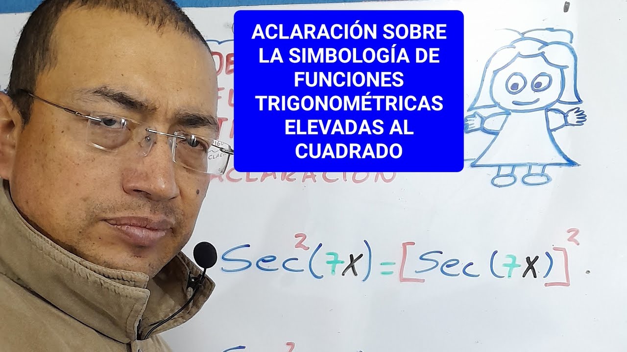 ACLARACIÓN SOBRE LA SIMBOLOGÍA DE FUNCIONES TRIGONOMÉTRICAS ELEVADAS AL ...