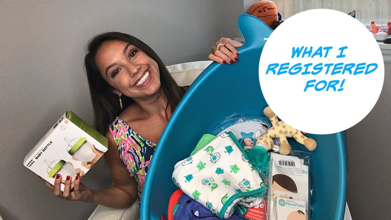 BABY SHOWER HAUL 2019 | WHAT I REGISTERED FOR | FIRST BABY - YouTube