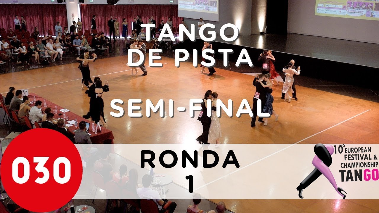 European Tango Championship 2019 – Tango de pista – Semi-Final Ronda 1 ...