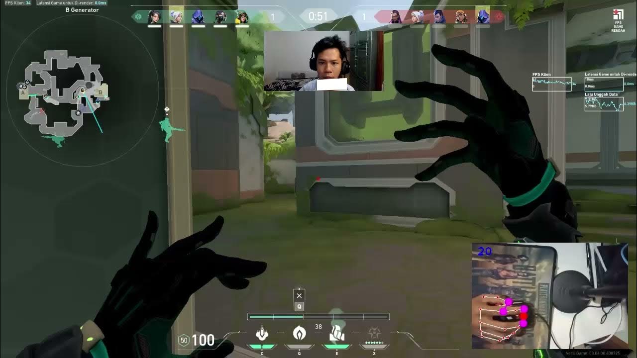 Main Valorant Pake Jari?! Pengganti tombol mouse kiri! Python + OpenCV - YouTube