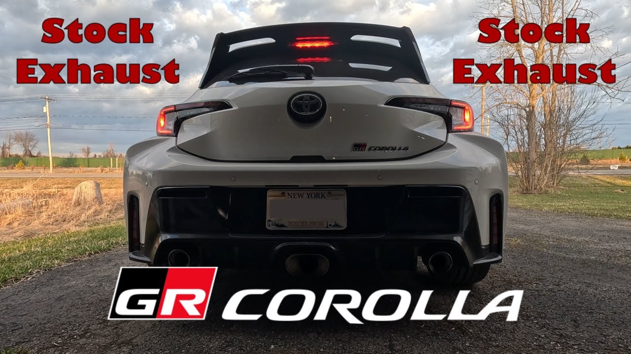 GR Corolla Stock Exhaust // Angry Car - YouTube