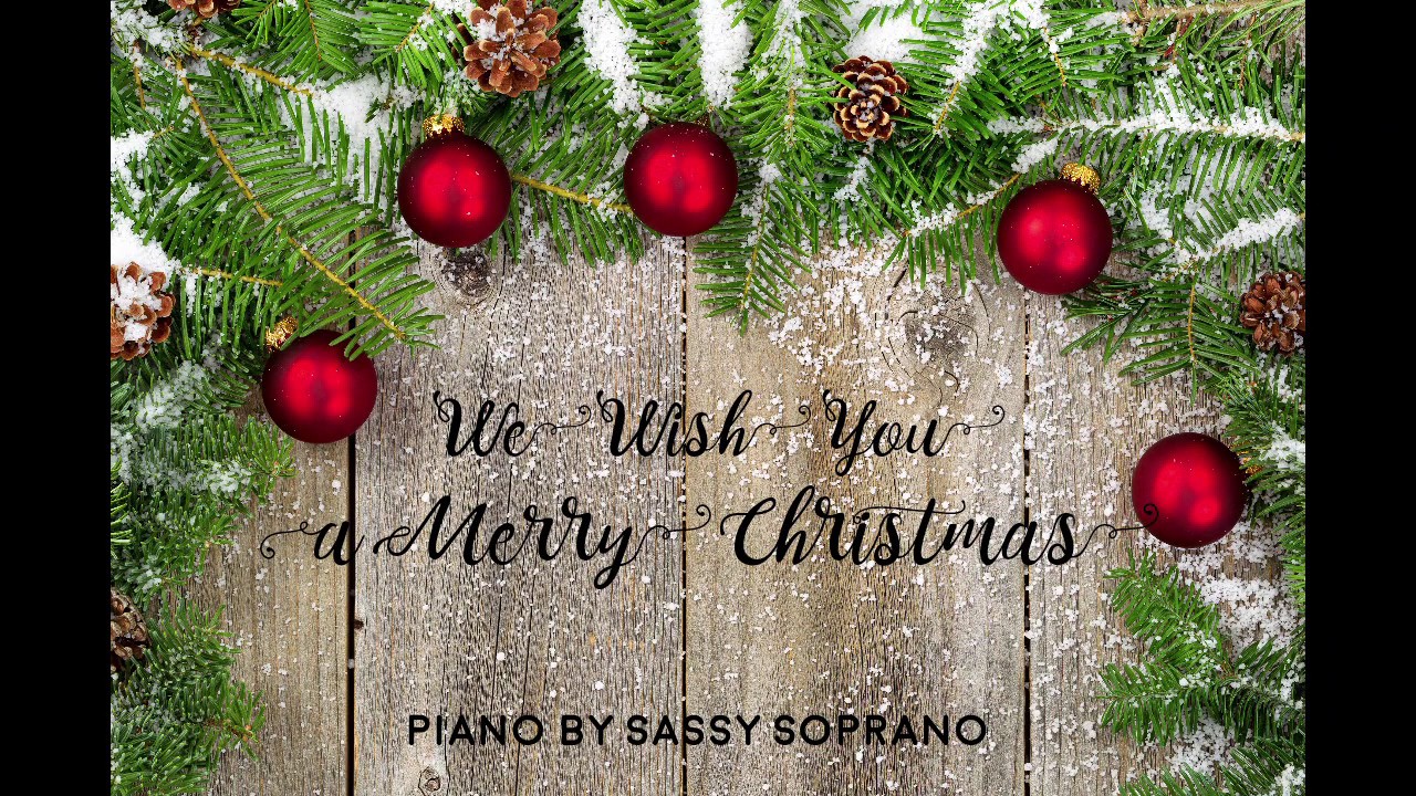 KARAOKE "We Wish You a Merry Christmas" Accompaniment Track ...