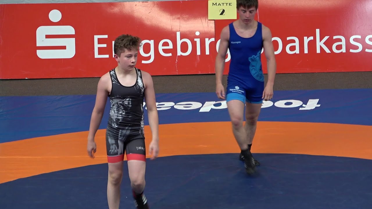 Wrestling / Ringen, A-Jugend, Erzgebirgscup Gelenau 2022, Greco, 55 kg ...