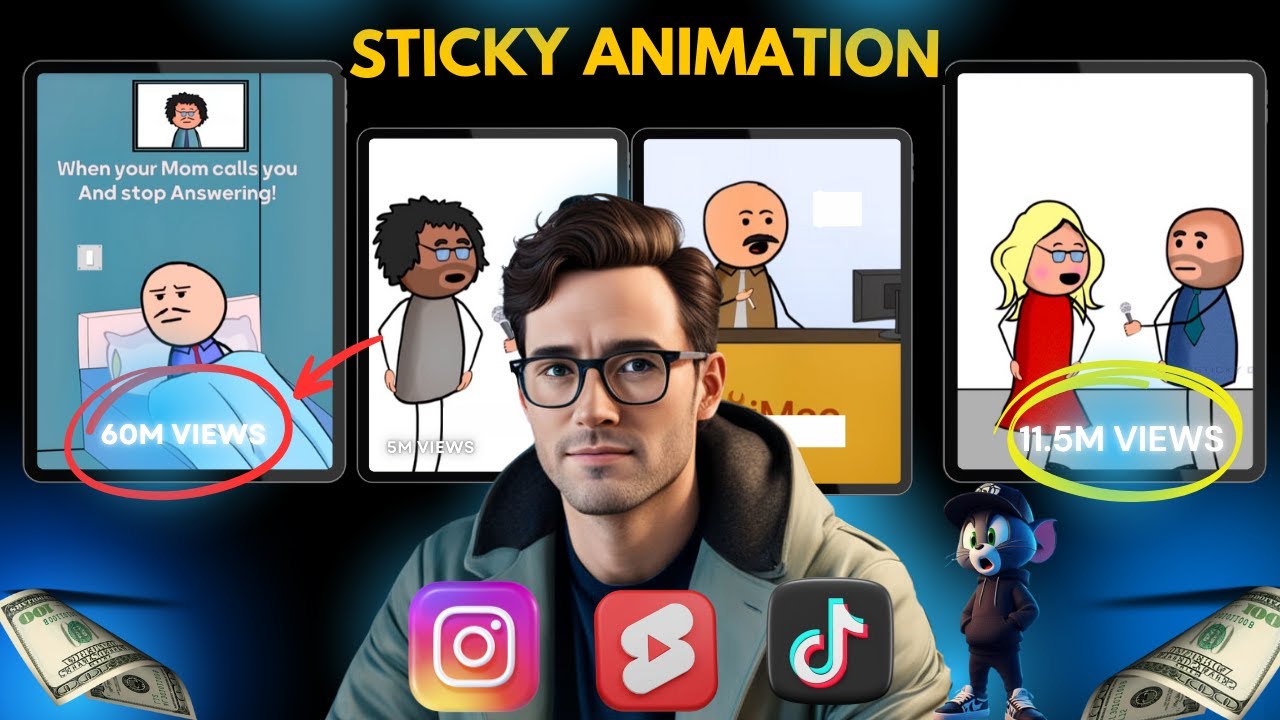 How To Make Sticky Guys Animation | Found The FREE Website They Use - YouTube