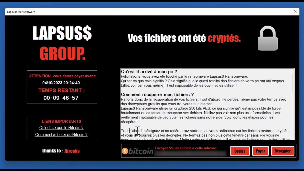 Lapsus$ Group ransomware (.locked virus). How to remove? - YouTube