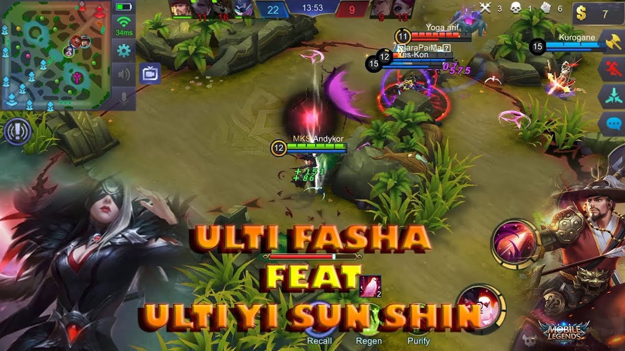 NEW HERO FASHA ULTI FEAT ULTI YI SUN SHIN PAARRRAAAAHHHH!!! - MOBILE ...