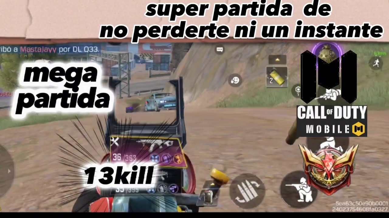 Super partida de no perderte ni un instante MEGA PARTIDA EN call of duty Mobile 13kill - YouTube