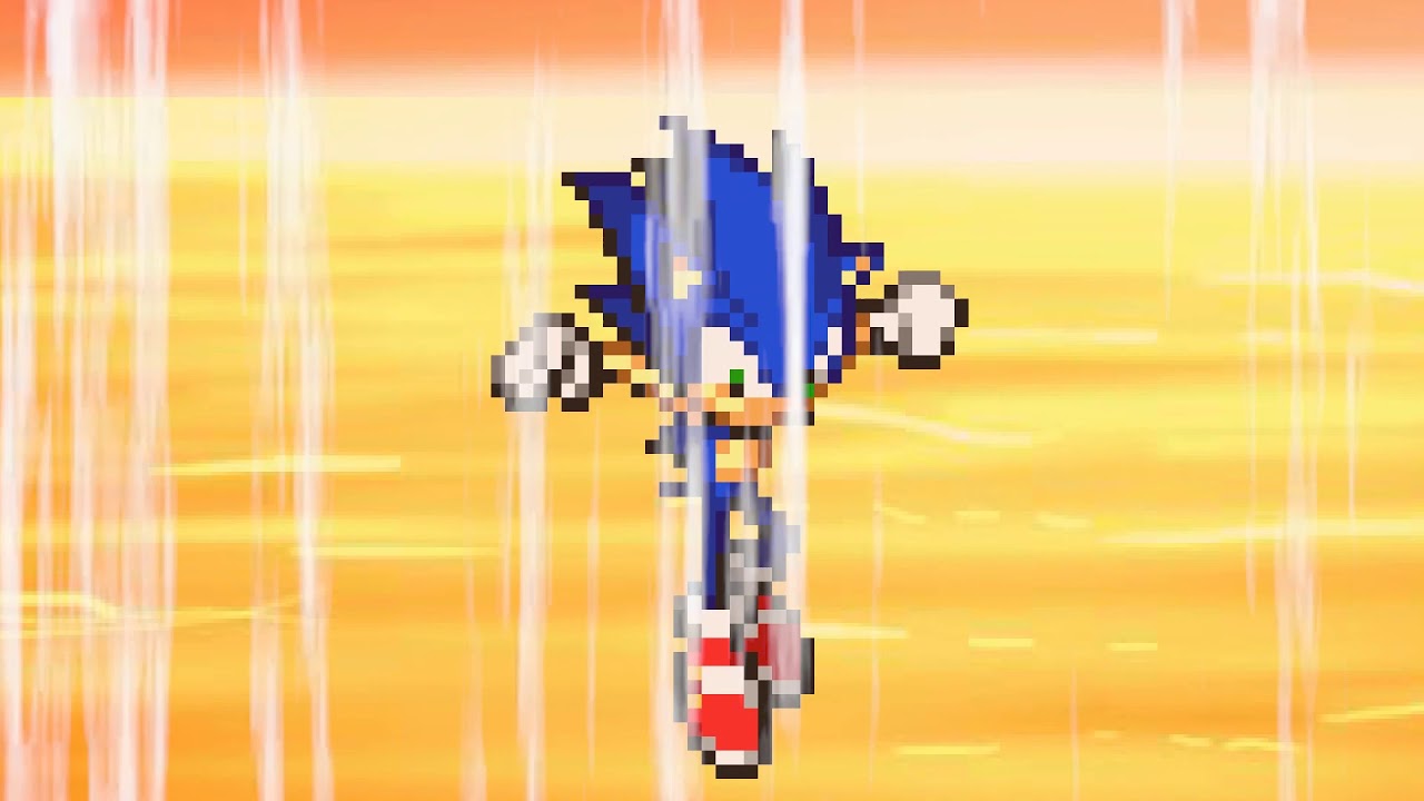 Sonic falling because.. yee - YouTube
