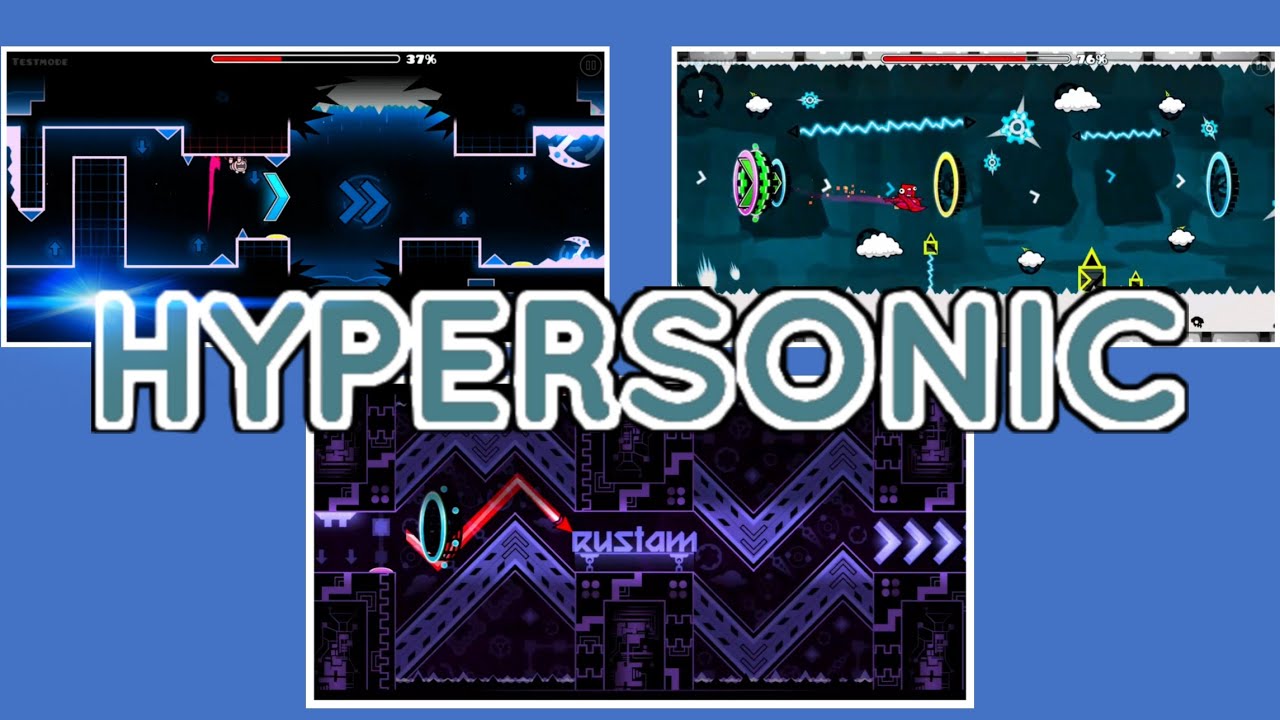 Hypersonic Progresses | Geometry Dash - YouTube