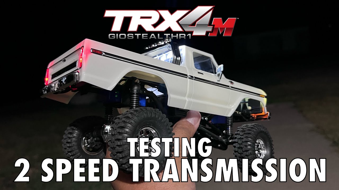 TRAXXAS TRX4M TESTING 2 SPEED TRANSMISSION PART 1 - YouTube