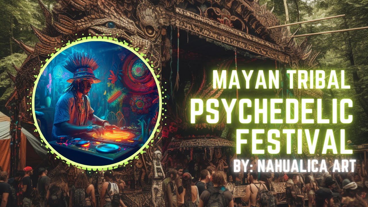 MAYAN TRIBAL PSYCHEDELIC FESTIVAL BY: NAHUALICA ART - YouTube