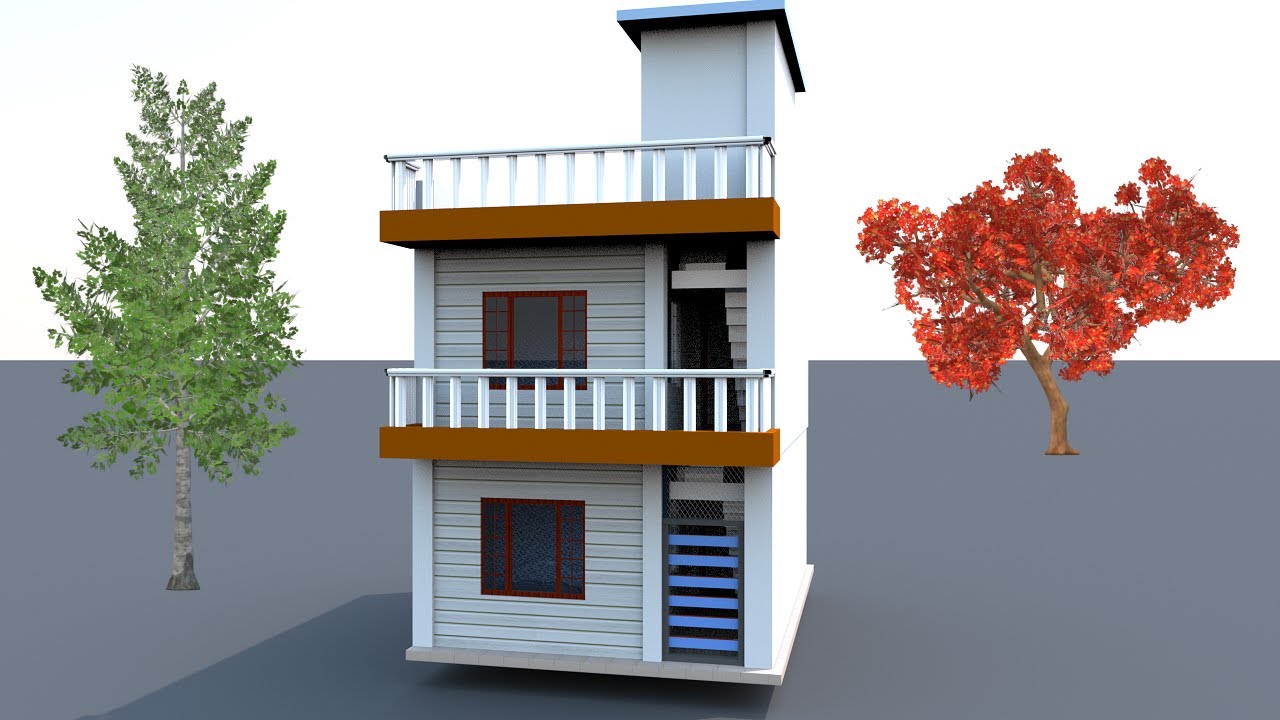 16 by 24 Low Budget house plan,16 by 24 Home Design,16 by 24 house plan ...