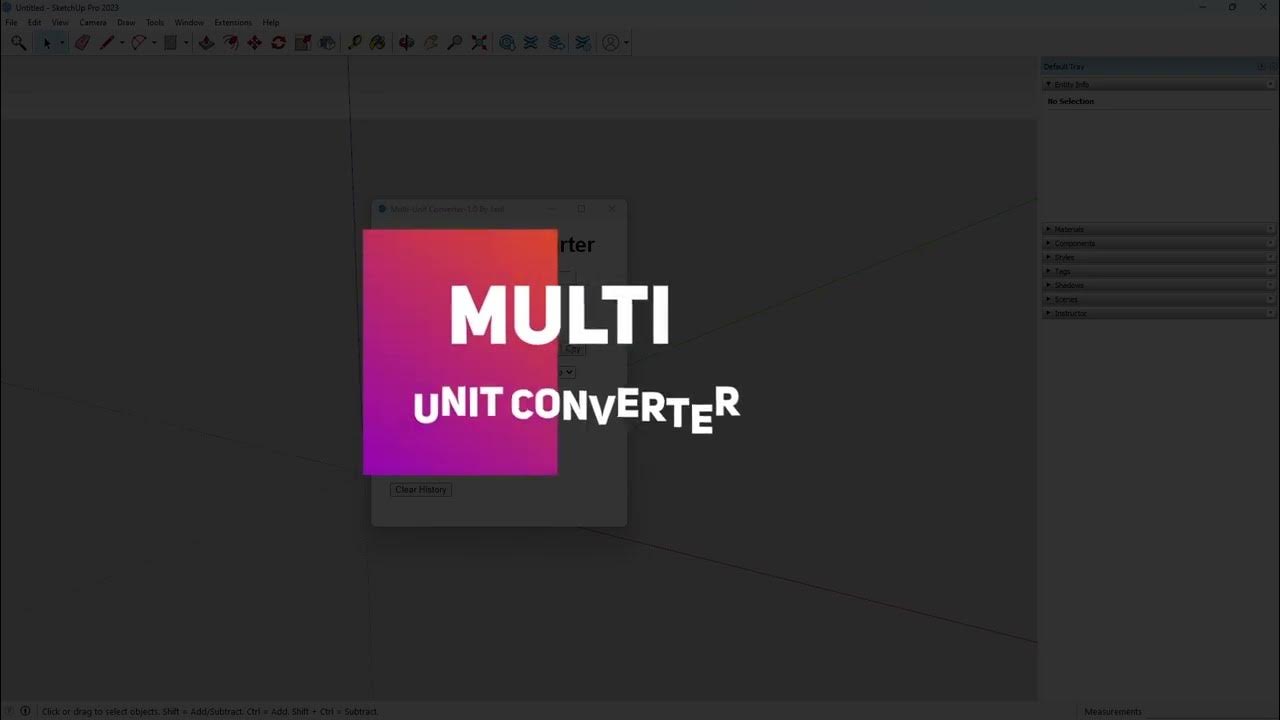 Multi Unit Converter 1.0 For Sketchup - YouTube