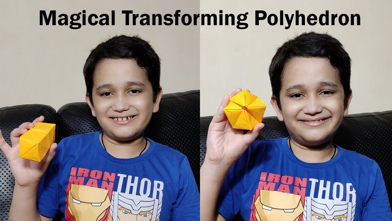 Instant Magic - Transforming Origami Polyhedron | Magical Transforming ...