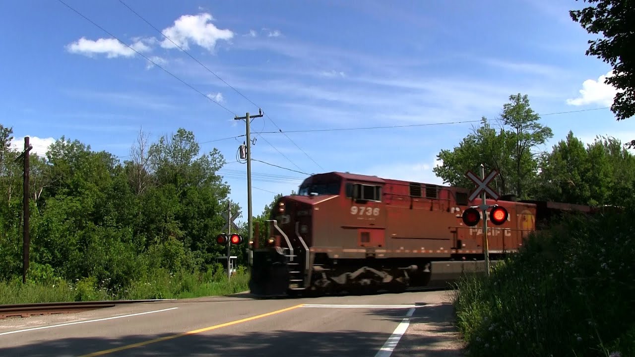 CP 9736 at Humber Station (20JUL2013) - YouTube