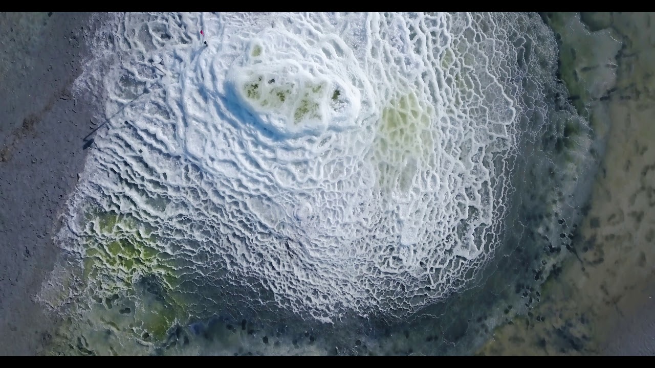 Mirabilite Formations of the Great Salt Lake 2021 - YouTube