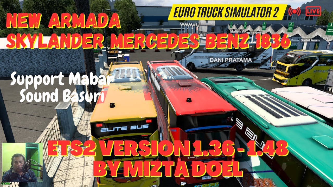 MOD | BUS SKYLANDER NEW ARMADA BY MIZTA DOEL| EURO TRUCK SIMULATOR 2 ...
