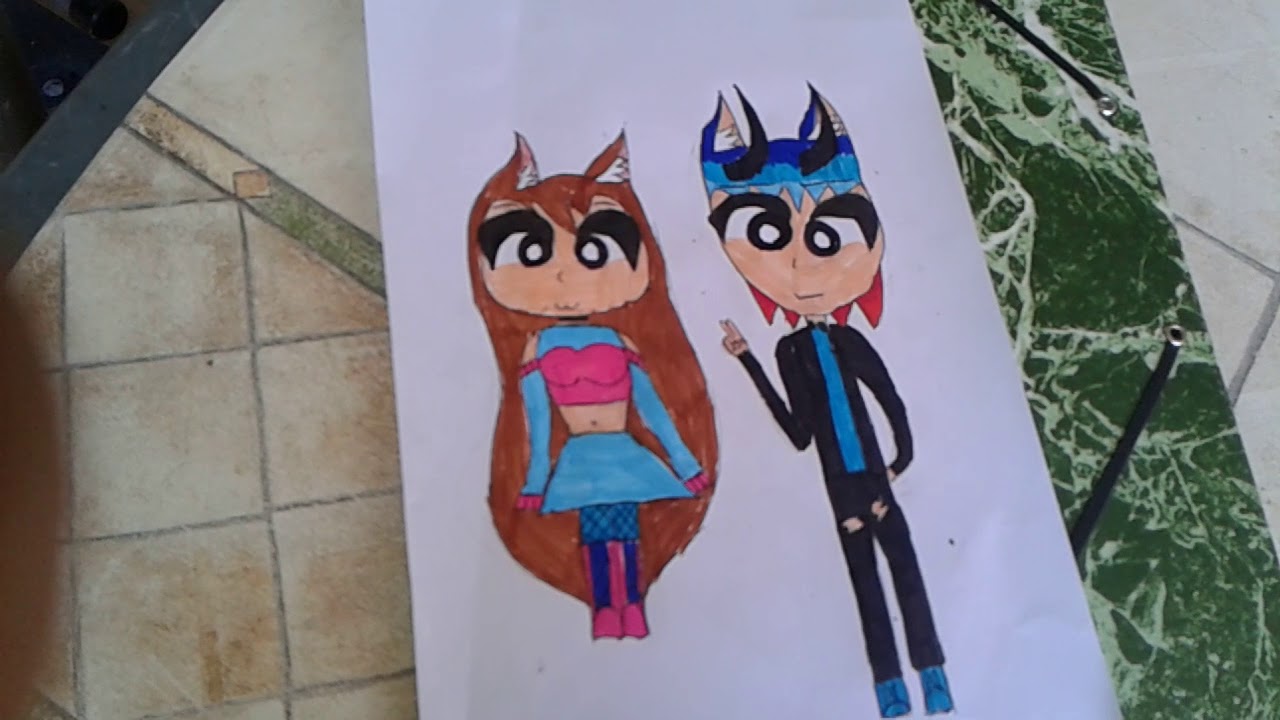 Déssin de moi est de mon frère (Parti 2 de je conseil Neptune pas de ...