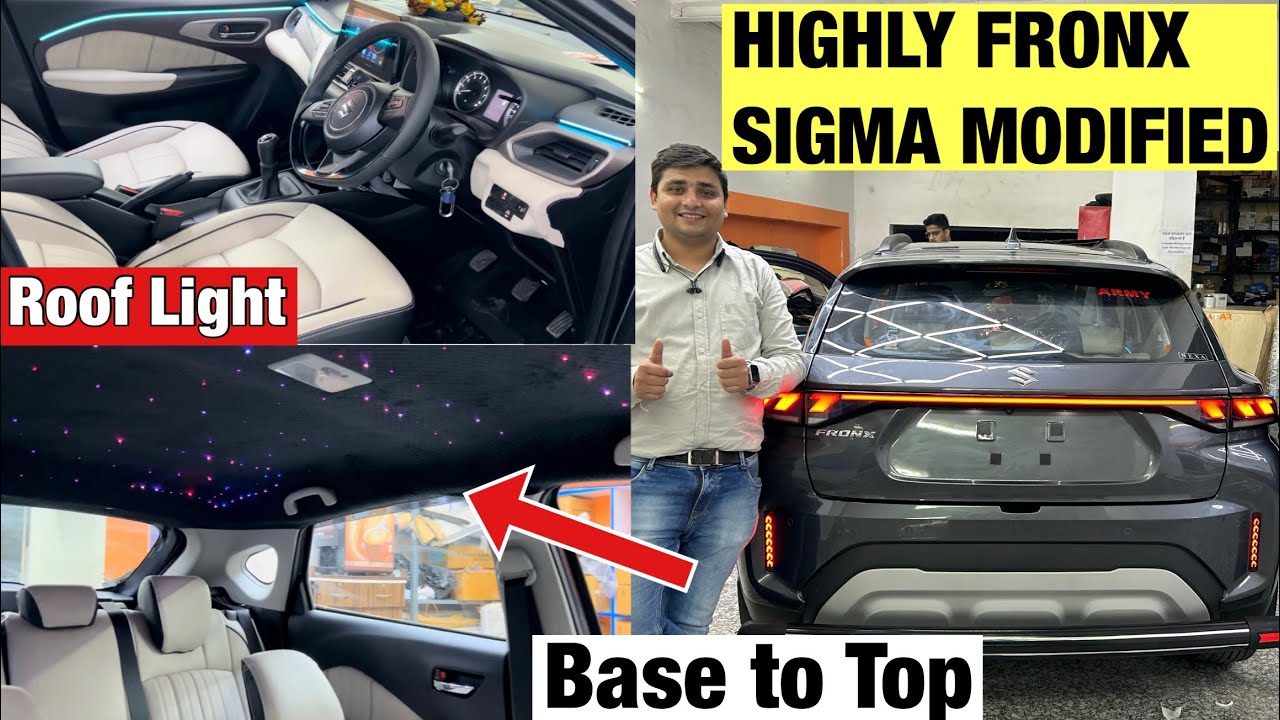 ऐसा Interior नहीं देखा होगा FRONX का‼️ FRONX Sigma Highly Modified ...