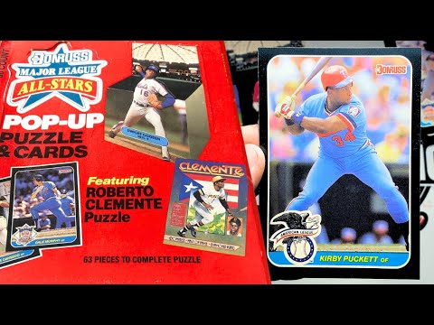 1987 Donruss All-Stars POP-UP Oversized Baseball Cards BOX Opening ...