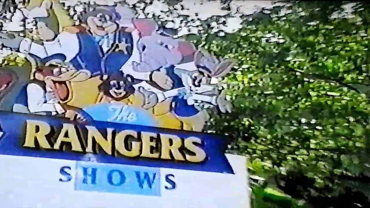Thorpe Park Rangers Show 1990's. Remember growing up with these guys ...