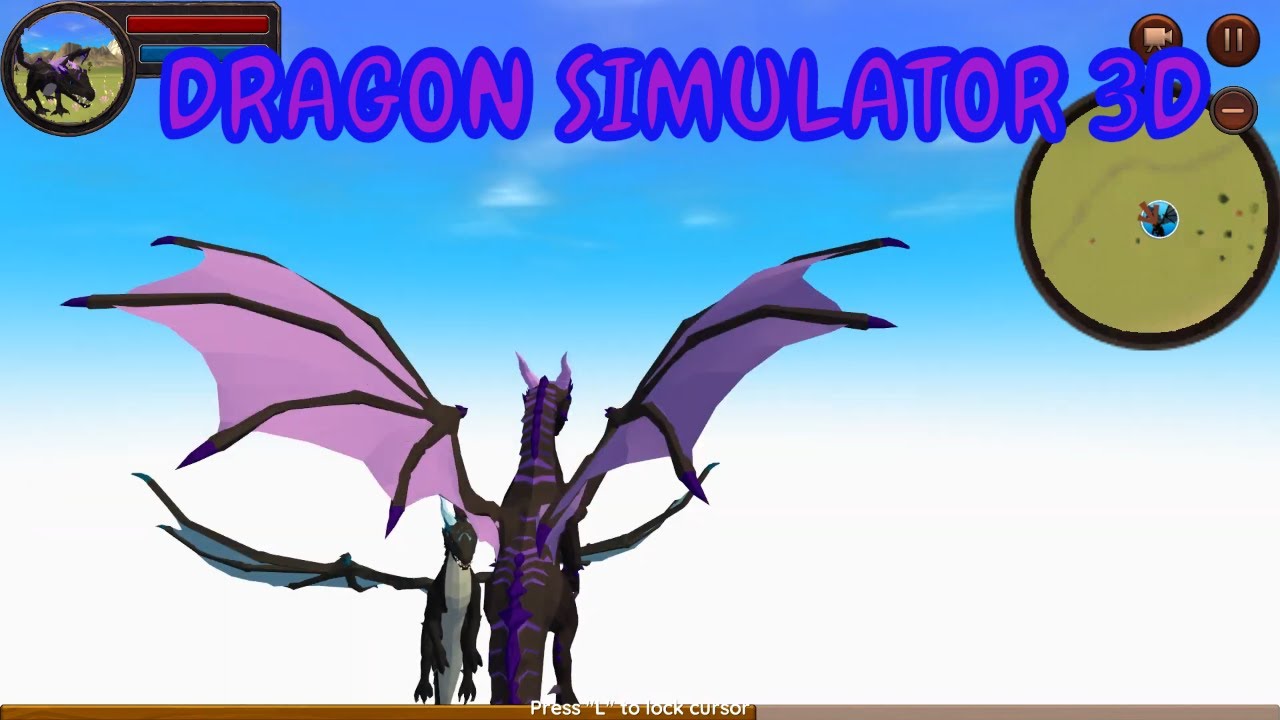DRAGON SIMULATOR 3D/////SIMULATOR GAMES///PART#4 - YouTube