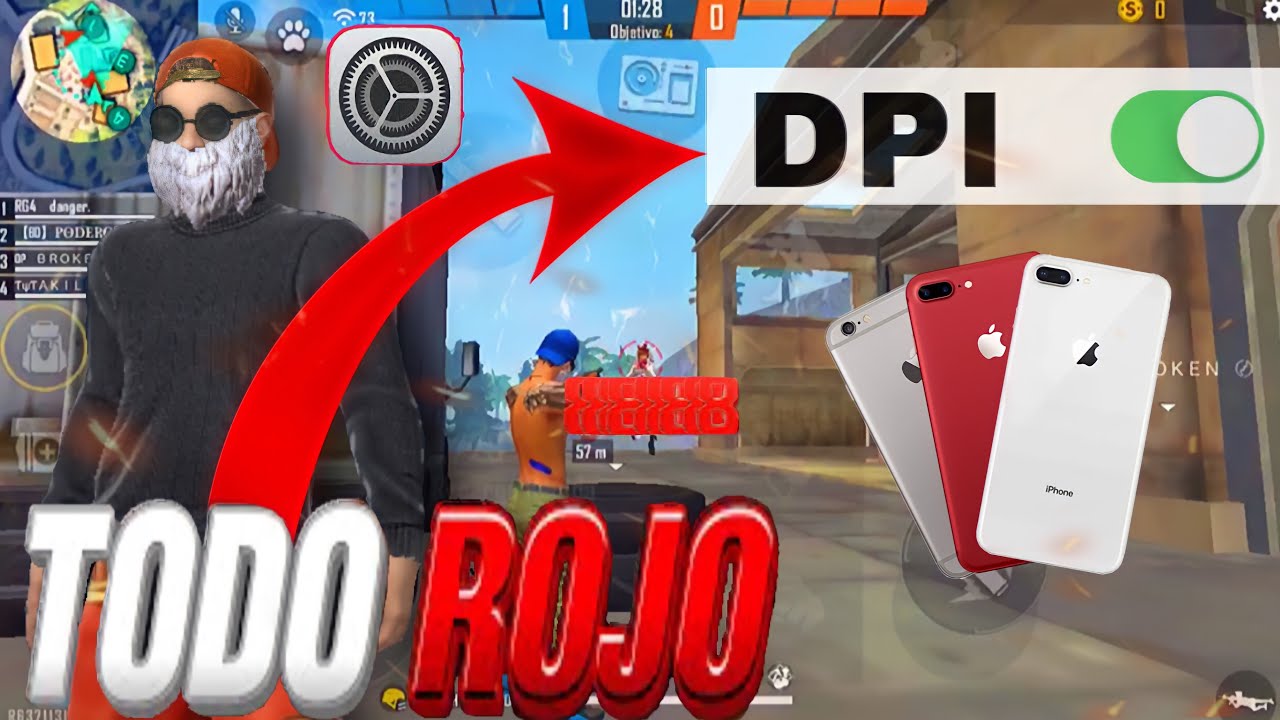 EL MEJOR DPI PARA IPHONE 7 , 7 PLUS CUSTOM CONFIGURACIÓN PERFECTA ...