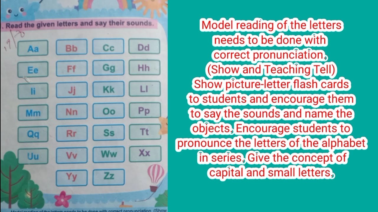 How to teach Primary School Students The Capital and Small Letters ...