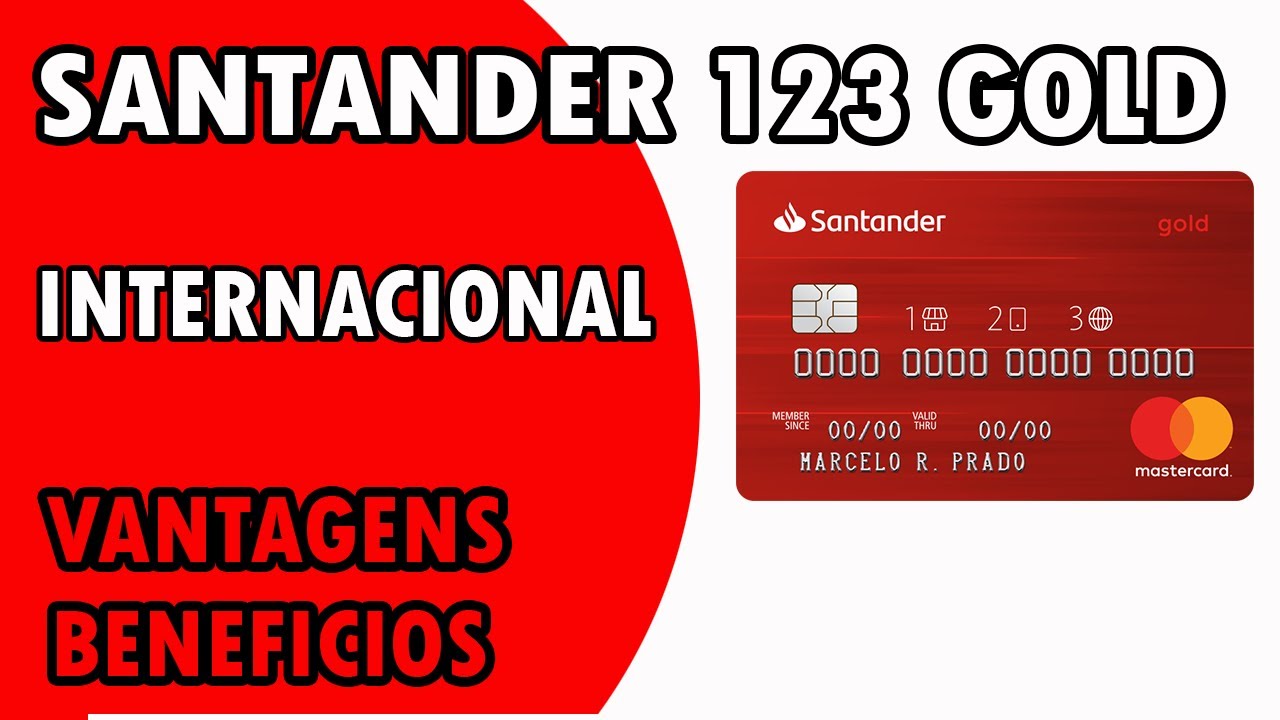 Cartao Santander 123 MasterCard Gold - Vantagens e Beneficios! - YouTube