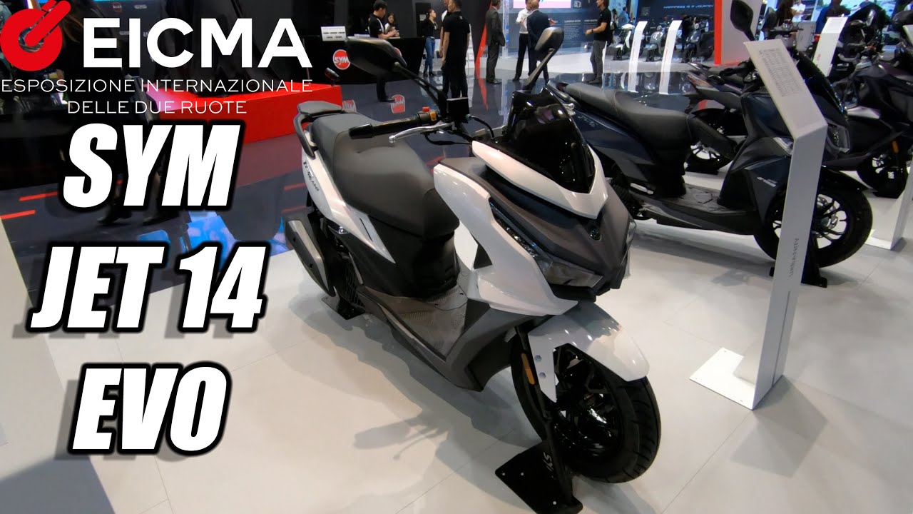 SYM JET 14 EVO - EICMA 2023 - YouTube