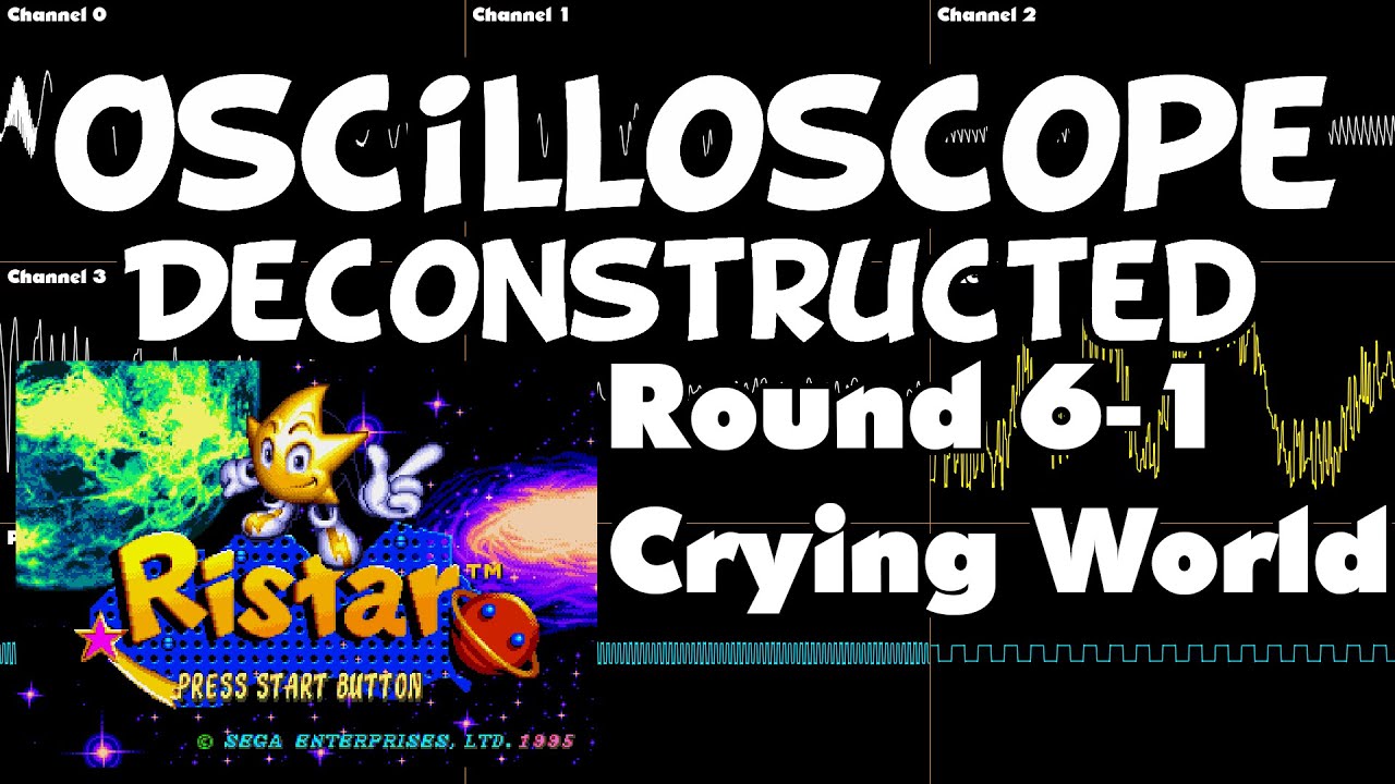 Ristar - Round 6 - 1 (crying world) - Oscilloscope Deconstruction - YouTube