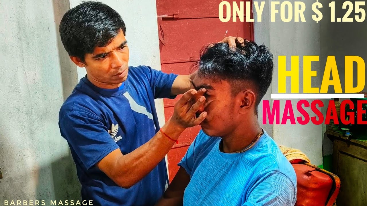 Amazing Indian Street Barber Doing Best Ever Head And Body Massage 🇮🇳💆 ...